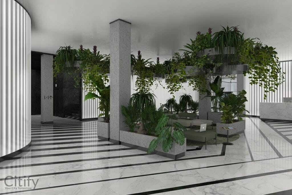 New Hanza City biroju ēka - suspended - Citify