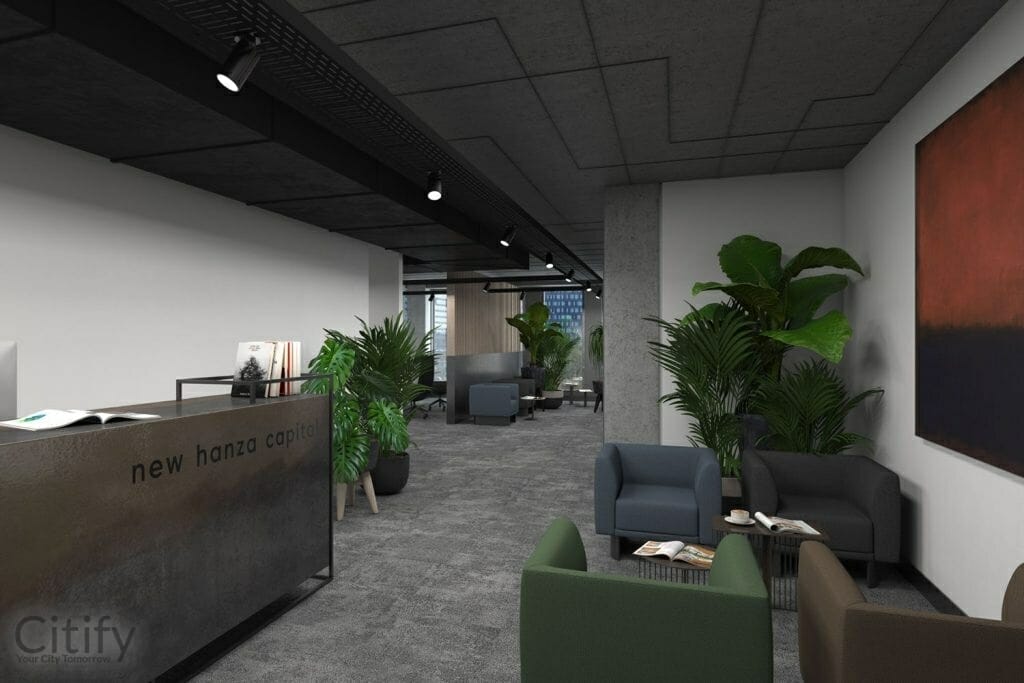 New Hanza City biroju ēka - suspended - Citify
