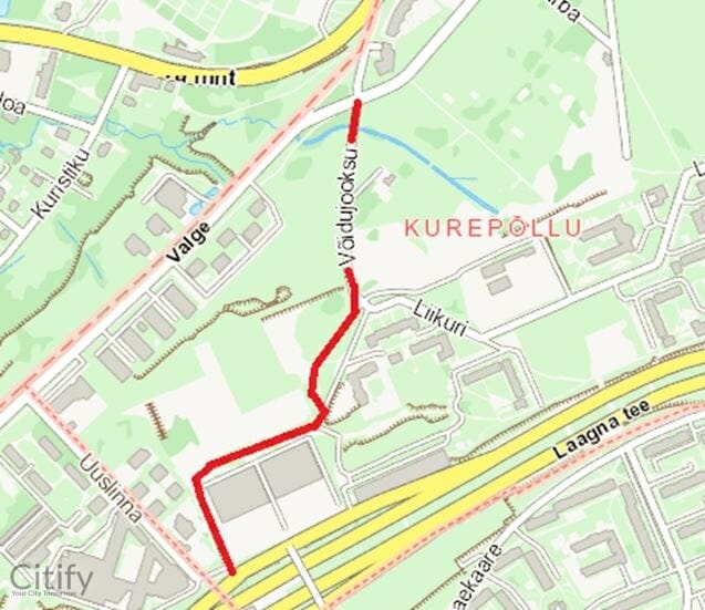 Võidujooksu tänav (Laagna tee – Valge tn) - baigtas - Citify