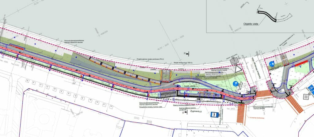 Neries kairiosios krantinės 2 etapas - planned - Citify