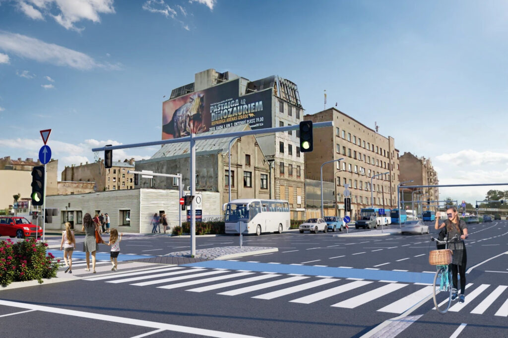 Ģenerāļa Radziņa krastmalas, 13. janvāra ielas un 11. novembra ...