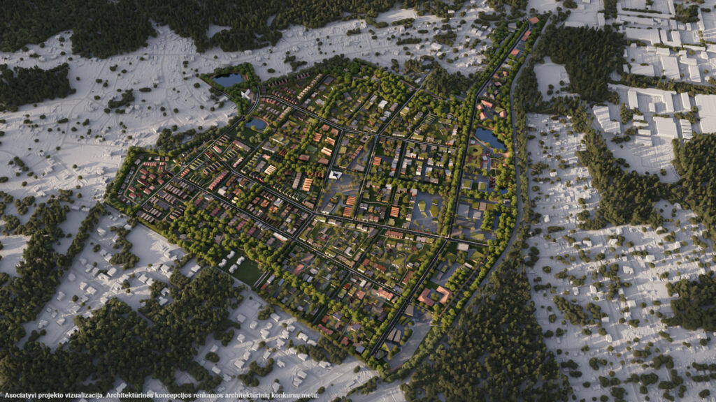 Launagiai 1 rajonas - planuojamas - Citify