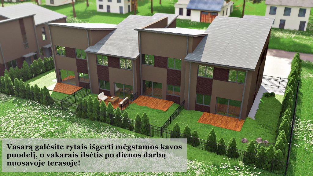 Visorių kotedžai ir butai (kotedžai) - valmis - Citify