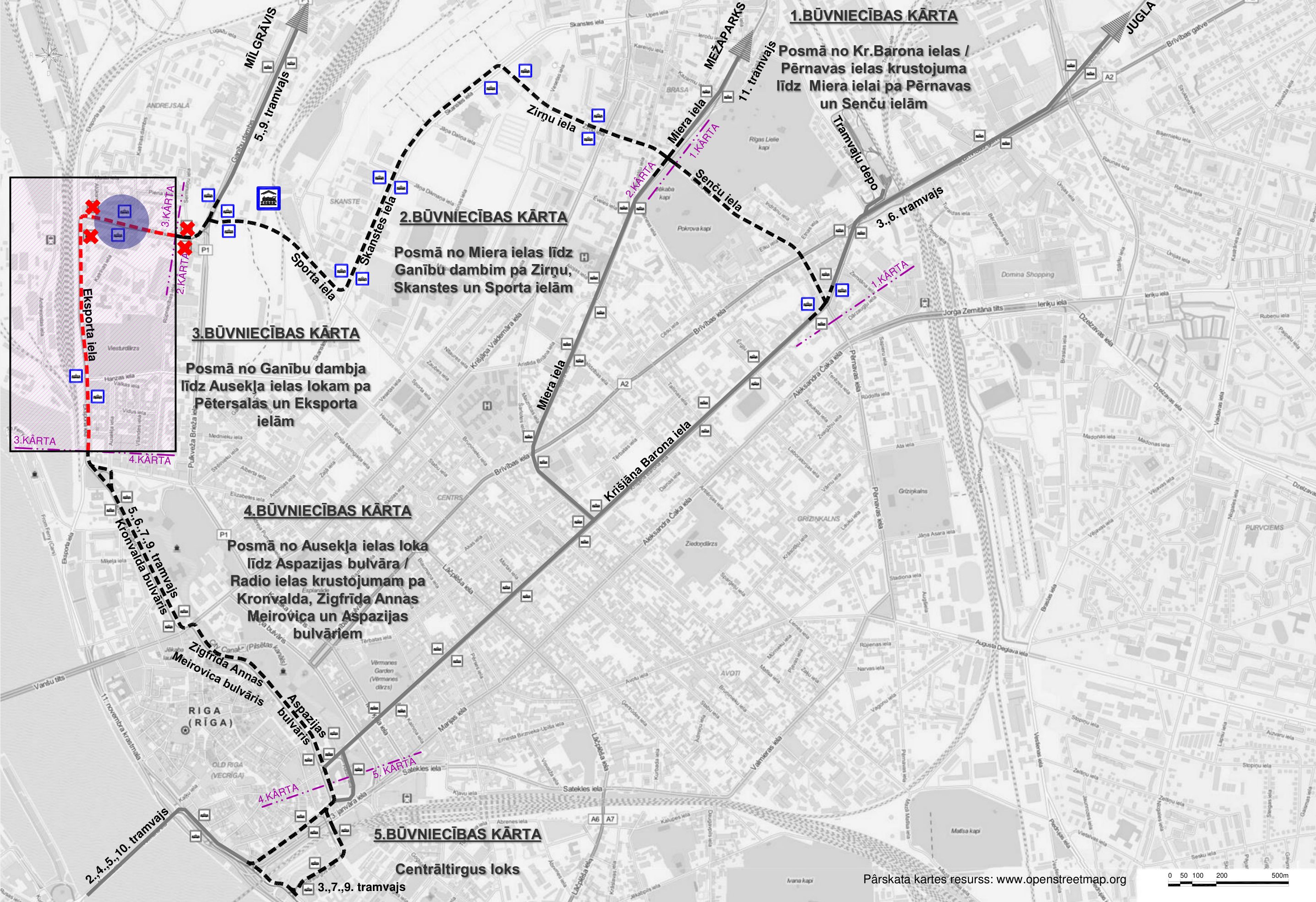 Skanstes tramvaja līnijas izbūve – 2.kārta - būvdarbi pārtraukti - Citify