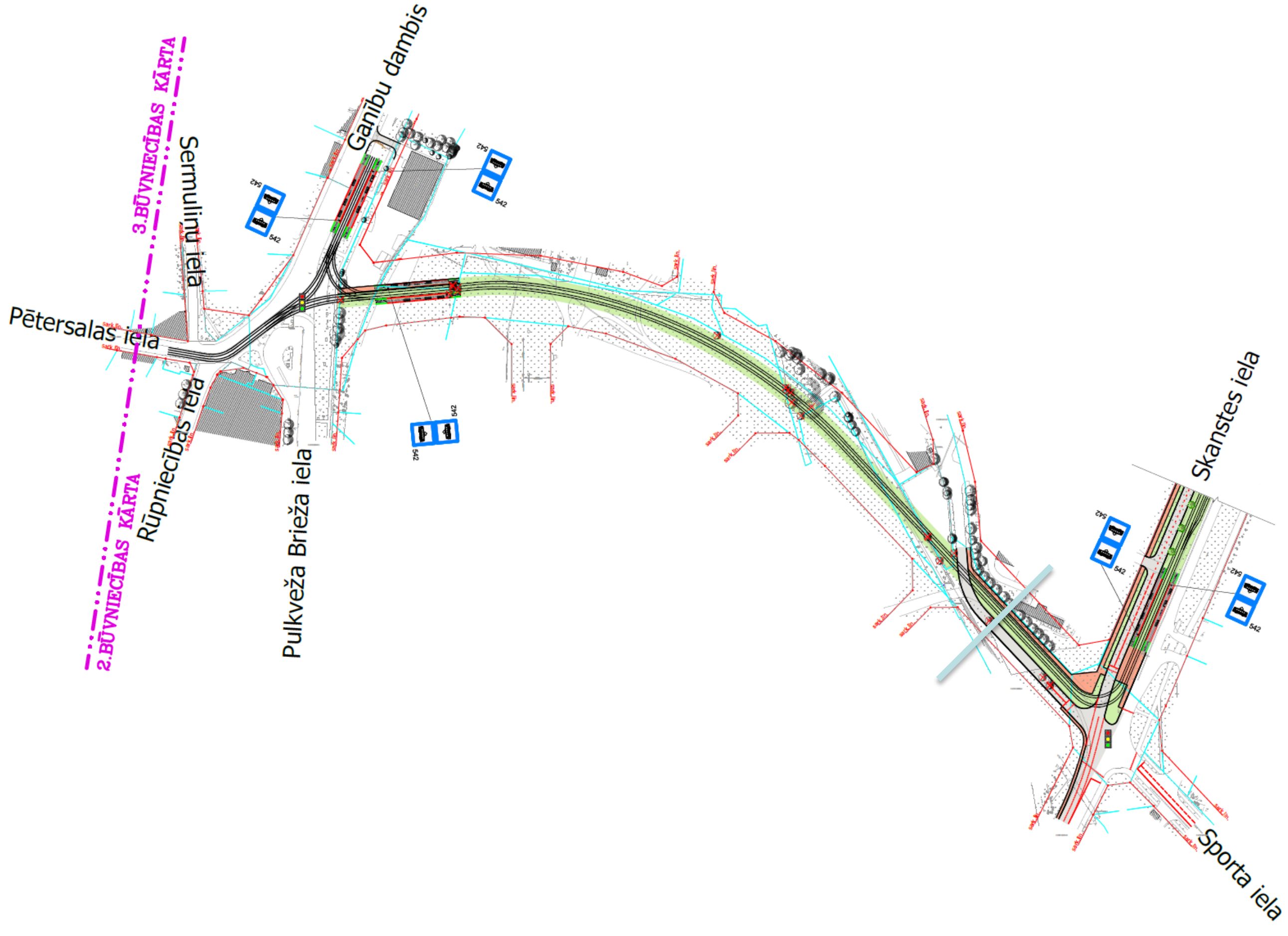 Skanstes tramvaja līnijas izbūve – 2.kārta - būvdarbi pārtraukti - Citify